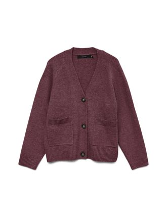 Vero Moda Vmboom Ls V-Neck Button Cardigan Ga Noos