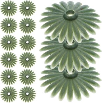 TOPBATHY 100st&uuml;cke Blumenstielhalter F&uuml;r Blumenarrangements K&uuml;nstliche Kelchbl&auml;tter Aus Kunststoff Blumenbasen Zum Basteln Stielverbinder F&uuml;r Kunstblumen Kelch