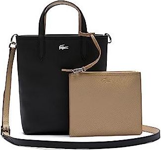 Lacoste Sac Cabas Réversible Anna Femme Noir Krema