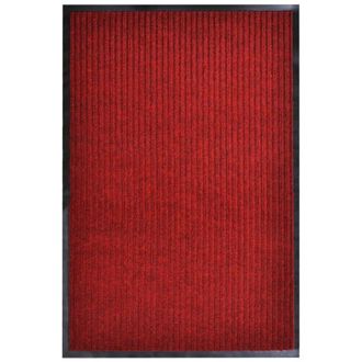 vidaXL Vidaxl - Paillasson Rouge 117x220 cm pvc