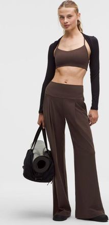 lululemon Align Palazzo-Hose Normale L&auml;nge f&uuml;r Frauen - Gr&ouml;&szlig;e 10 in Espresso