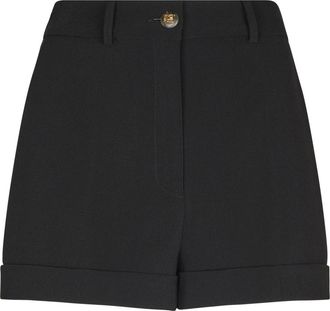 Elisabetta Franchi Femme, Shorts, Noir, Taille: 40 FR Shorts en Cr&ecirc;pe L&eacute;ger