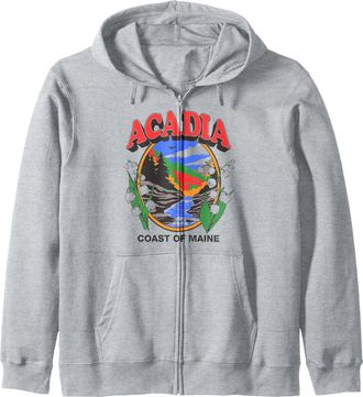 Trendy Apparel Acadia Coast of Maine Roaring River Kapuzenjacke