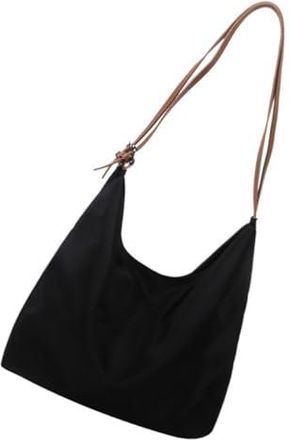 BESTONZON Paquet &agrave; Main pour Femme Noir Polyvalent Paquet Fourre-Tout L&eacute;ger &agrave; Bandouli&egrave;re R&eacute;glable de Rangement de Voyage Pratique pour T&eacute;l&eacute;phone et Accessoires