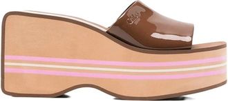 Chlo&eacute; Femme, Chaussures, Brun, Taille: 41 EU Mules Compens&eacute;es Swimming Cool