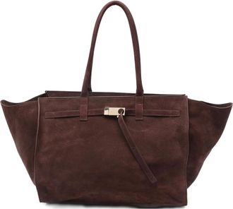 Benedetta Bruzziches sac cabas en cuir - Marron