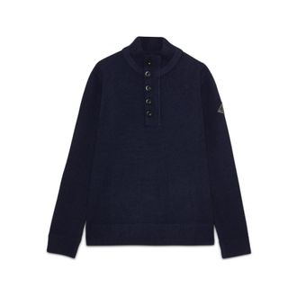 Roy Rogers Maglia con mezza zip - - Knitwear - Herren - Blau - M