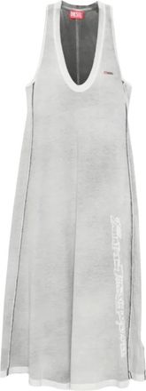 Diesel Femme, Robes, Gris, Taille: 38 FR D-Igiovedi Midi Dress