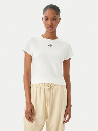 Tommy Hilfiger T-Shirt WW0WW48710 Creme Slim Fit