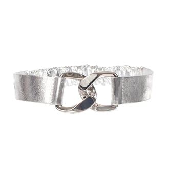 Orciani Metall-Lederg&uuml;rtel mit ikonischem Monogramm - - Accessories - Damen - Grau - L