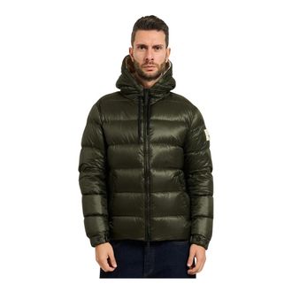 Afterlabel Verbier Daunenjacke - - Jackets - Herren - Gr&uuml;n - M