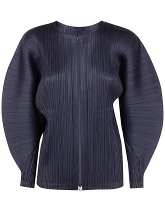 Issey Miyake Giacca In Poliestere Nera Monthly Colors: April