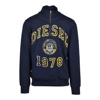 Diesel Felpa con zip - - Sweatshirts & Hoodies - Herren - Blau - L
