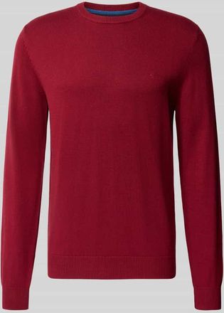 Christian Berg Regular Fit Strickpullover aus Baumwoll-Woll-Mix