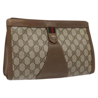 Gucci Pre-owned Leder clutches - - Pre-owned - Damen - Beige - ONE SIZE