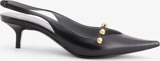 Balenciaga Midnight City leather pumps with studs - BALENCIAGA - gender_Woman