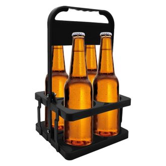 Generic Bierflaschenhalter - Bierflaschenhalter, faltbarer Bierst&auml;nder | tragbarer Camping-Picknickkorb, Handkorb f&uuml;r Bierhalter, Getr&auml;nkehalter, Aufbewahrung