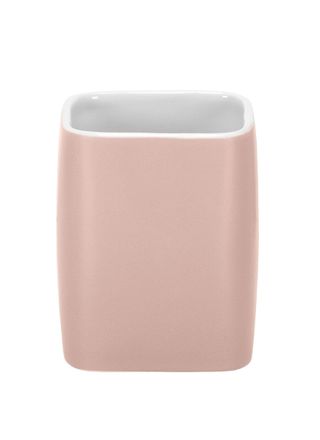 Kleine Wolke 5066413852 Zahnputzbecher Cubic, Accessoires, pastellrose