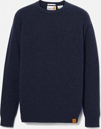 Timberland Phillips Brook Rundhalspullover mit Raglan&auml;rmeln f&uuml;r Herren in Dunkelblau, Herren, Blau, Gr&ouml;&szlig;e