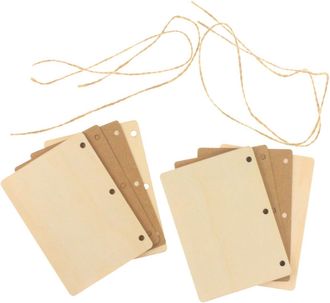 Soimiss 4 St&uuml;ck Ehegel&uuml;bde Notizbuch und Kraftpapier Rustikale Hochzeit G&auml;steb&uuml;cher mit Juteschnur Leere Seiten f&uuml;r Gel&uuml;bde Hochzeitsdekoration und Andenken