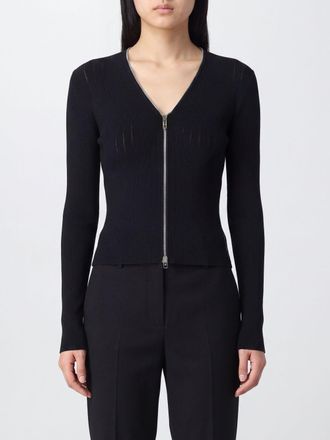 Alexander Wang Cardigan slim en polyamide avec col en V et zip