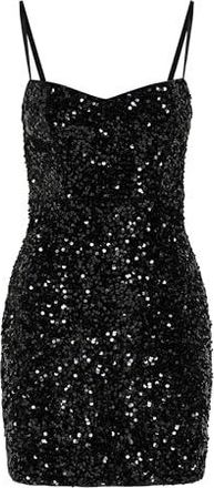 Only Onlconfidence S/L Sequins Tube Dress JRS, Noir, M Femme, Noir, Medium