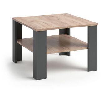 Vicco Table basse Homer, Anthracite, 60 x 60 cm