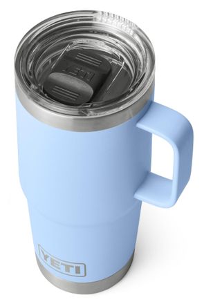 Yeti Rambler, Stainless Steel Vacuum Insulated Travel Mug with Stronghold Lid, Big Sky Blue, 20 oz (591 ml)