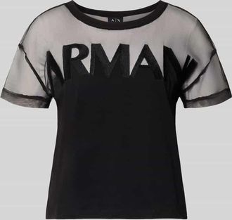 A|X Armani Exchange Regular Fit T-Shirt mit Logo-Stitching