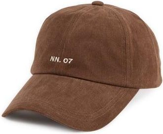 Nn.07 Casquette brod&eacute;e en coton et toile