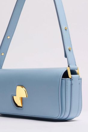 Patou Le Lock Baguette Shoulder Bag - Blue