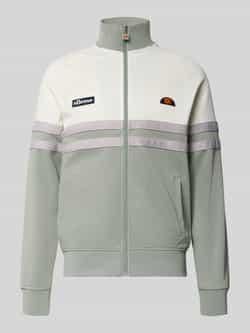 Ellesse Trainingsjacke mit Label-Patch und Stehkragen Modell RIMINI