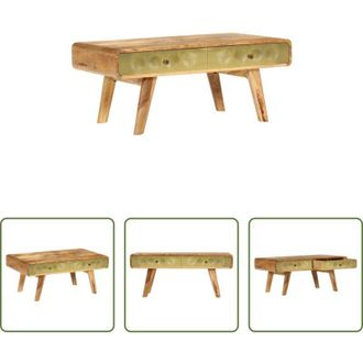 vidaXL vidaXL Massivholz Couchtisch - Couchtisch Massivholz Mango 90x50x40 cm