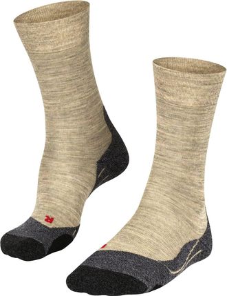 Falke Herren Wandersocken TK2 Explore Melange M So Wolle Funktionsmaterial antiblasen dick 1 Paar, Grün Khaki 7093, 46-48