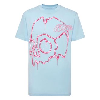 Philipp Plein Herren, Oberteile, Blau, LGr&ouml;&szlig;e