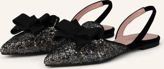 Pretty Ballerinas Slingballerinas Merle Mit Pailletten schwarz