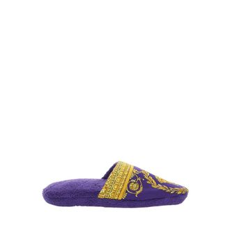 Versace Femme, Chaussures, Violet, Taille: S I Heart Baroque Slippers
