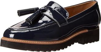 Franco Sarto Femme Carolynn Lug Sole Loafer Semelle de Mocassin, Bleu Marine, 37 EU
