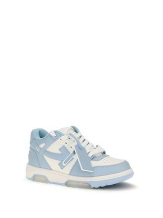 Off-white Womens Sneakers Out Of Office White-Light Blue Trainers White/light