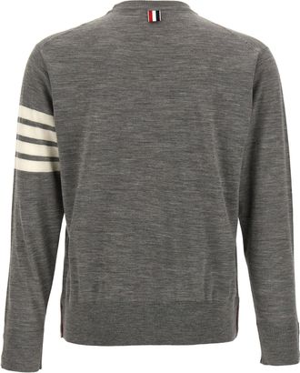 Thom Browne 4 Bar Sweater - Grey