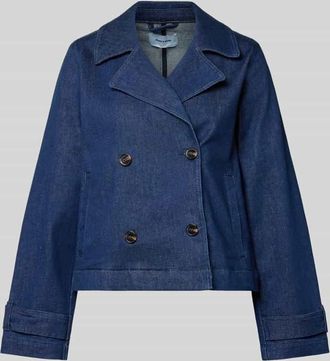 More & More Jeansjacke mit Knopfverschluss
