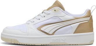 Puma Sneakers Rebound v6 Low Aqua M&eacute;talliques Unisexe, Chaussures, Blanc, 40.5