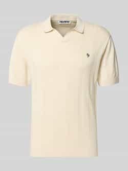 Review Regular Fit Poloshirt mit Logo-Stitching