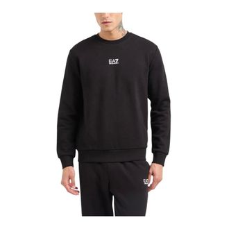 Emporio Armani SweaT-shirt col rond manches longues - Homme - Sweatshirts et sweats &agrave; capuche - Noir - Taille: XL