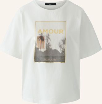 Oui T-Shirt weiss
