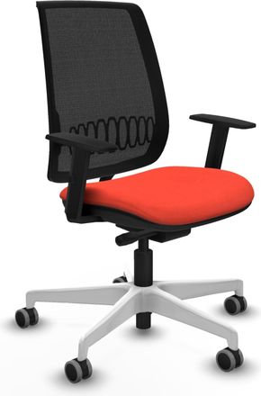 Piqueras y Crespo Alares B&uuml;rostuhl mit 1D-Armen, h&ouml;henverstellbare Lendenwirbelst&uuml;tze, ausgestattet mit Syncro/Traslack und eingespritztem Schaum. Mit Rollen von 65 mm,