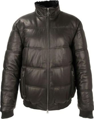 Sergio Moretti Homme, Vestes, Noir, Taille: 2XL Sm-101 Leather Jacket