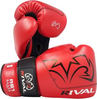 Rival Boxhandschuhe RB1 2.0 Ultra Bag Handschuhe, Klettverschluss, super widerstandsf&auml;hige Mikrofaser, hochdichter Schaumstoff, atmungsaktive Mesh-Handfl&auml;ch