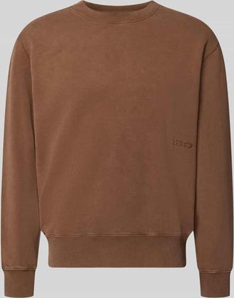 Edwin Sweatshirt aus reiner Baumwolle mit Stickerei Modell Axiom