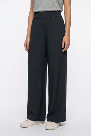 Cecil Stoffhose CECIL, Damen, Gr. XL (44), L&auml;nge 30, grau (palm breeze gr&uuml;n), Web, Obermaterial: 100% Viskose, unifarben, ausgestellt lang, Hosen Stoffhose,